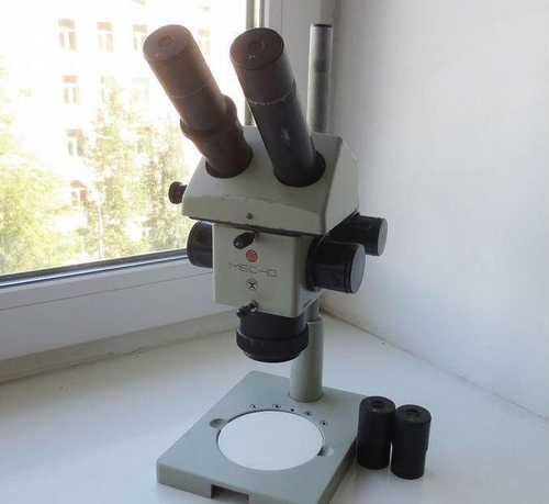 Советский стереоскопический микроскоп мбс-10