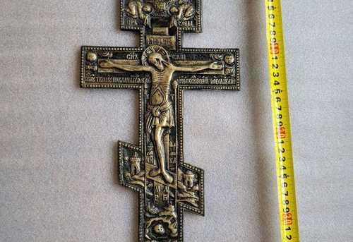 Киотный крест крупный тяжелый современный