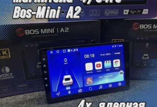 Лучшая магнитола Bos mini A2 4/64 Android Car play