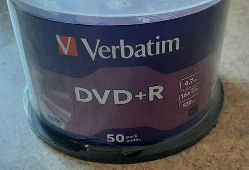 DVD+R Verbatim новые