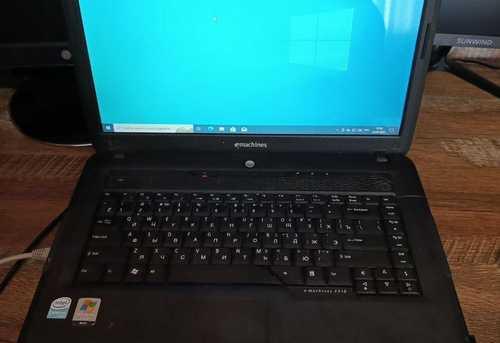 15.4" eMachines E510-301G08Mi, 120 ГБ, Celeron M 560, RAM 3 ГБ, Intel GMA X3100