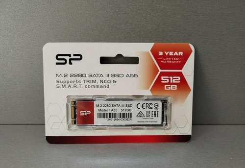 SSD 512Gb M.2 SATA 2280 Silicon Power A55