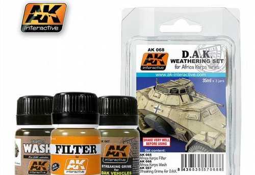 Ak-interactive AK068 africa korps weathering SET