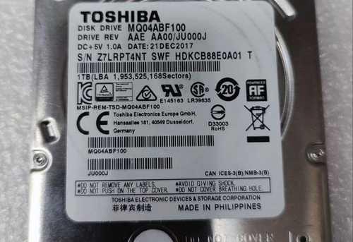Жесткий диск 1 тб 2.5" Toshiba