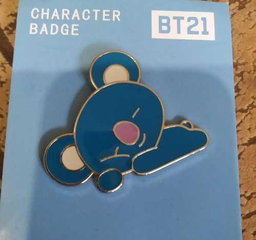 Значок BTS новый коала
