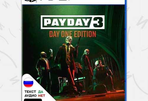 Payday 3 Day One Edition PS5, русские субтитры