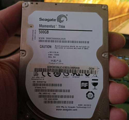 Жесткий диск HDD на 500 гб