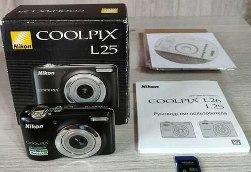 Компактный фотоаппарат Nikon Coolpix l25