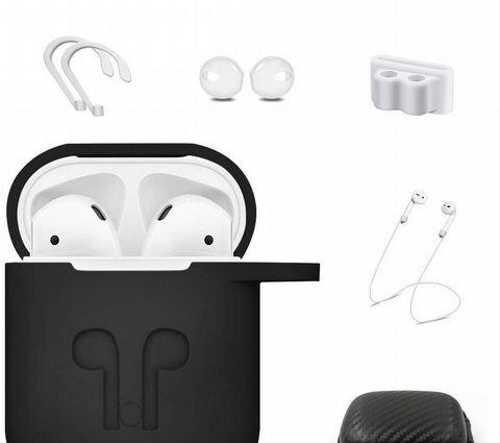 Силиконовый чехол для наушников Apple AirPods 1/2