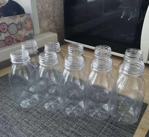 Пластиковые бутылки новые 10 шт