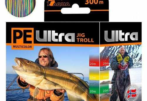 Шнур aqua PE ultra multi JIG troll (20) 0,50mm300m