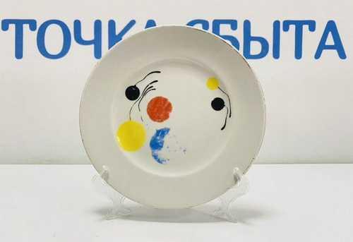 Тарелка "Воздушные шары" лфз фарфор СССР 1955
