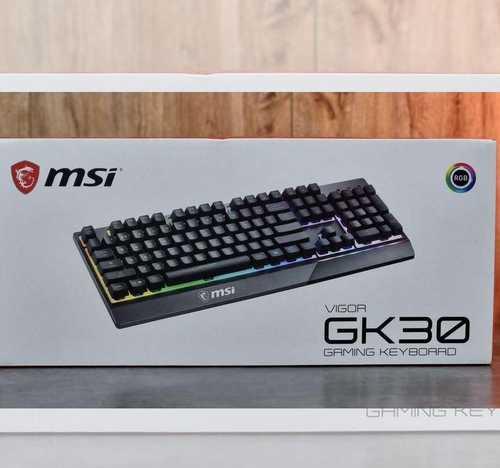 Игровая клавиатура MSI Vigor GK30 RGB