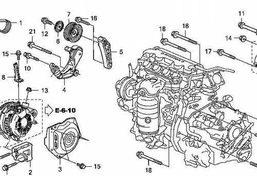 Детали двигателя Honda, Acura