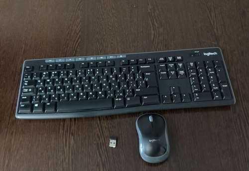 Комплект Мышь + Клавиатура Logitech Mk270