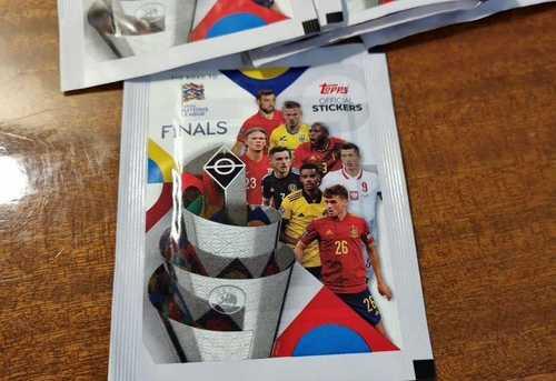 Пакетик с наклейками Topps Nations League
