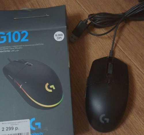 Игровая мышь logitech g102