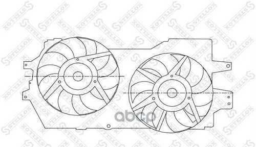 29-99107-SX,вентилятор охлаждения Chrysler Voy