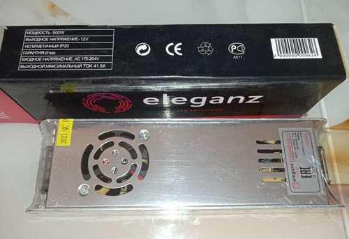 Блок питания Eleganz для led-ленты(12v, 500w,IP20)