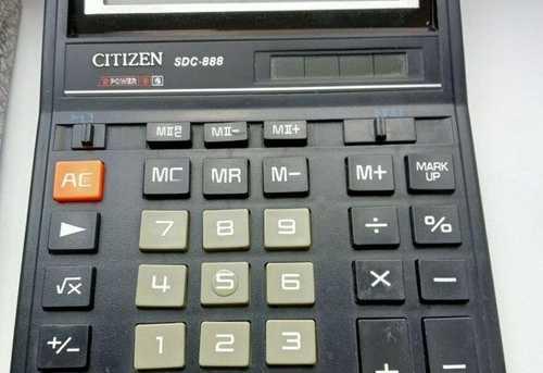 Калькулятор citizen SDC-888, новый