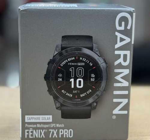 Смарт часы Garmin Fenix 7X Pro Sapphire Solar