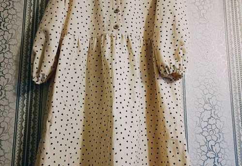 Платье из тёплого хлопка(фланели) hand made