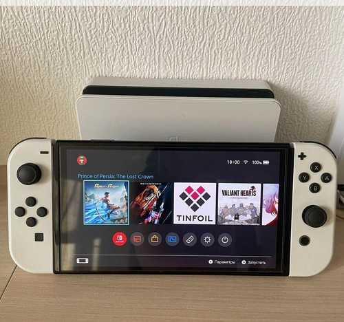 Nintendo switch oled прошитая 512 с играми