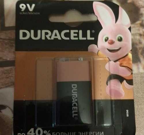 Батарейка крона Duracell 9v