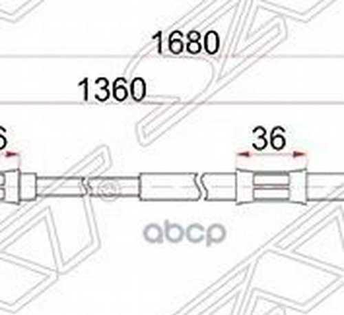 Трос ручника TY Camry/Vista SV40 94-98 LH (бара