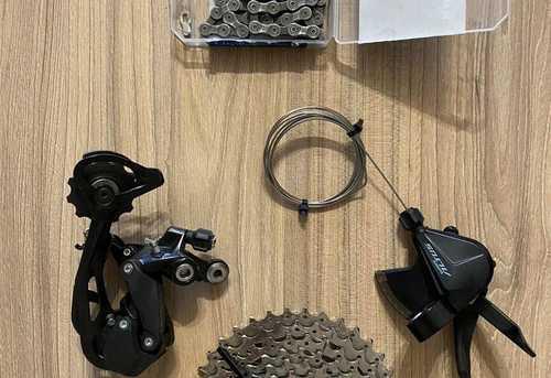 Групсет shimano. Трансмиссия на 9 скоростей