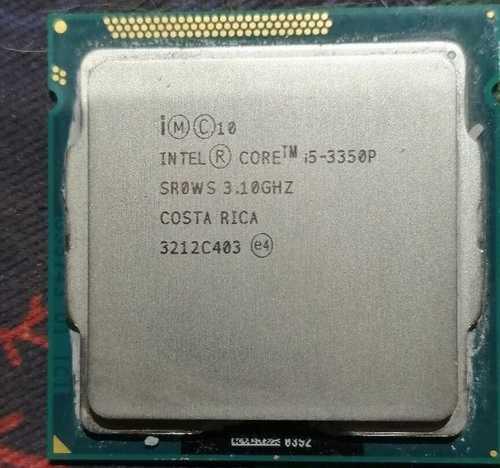 Процессор intel core i5-3350P, I3-2120