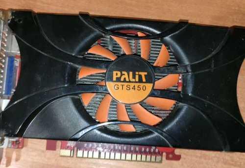 Видеокарта Palit nvidia GeForce GTS 450 1гб gddr5