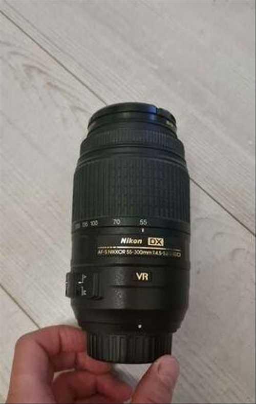 Обьектив Nikon AF-S DX nikkor 55-300mm