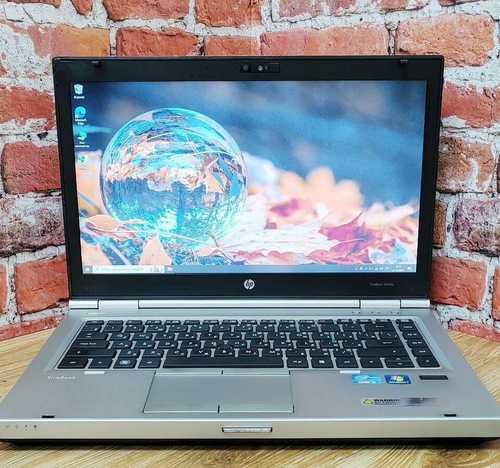 Домашний Ноутбук HD14 i5 SSD 8gb HP EliteBook