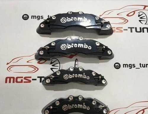 Накладки на суппорта Brembo черные