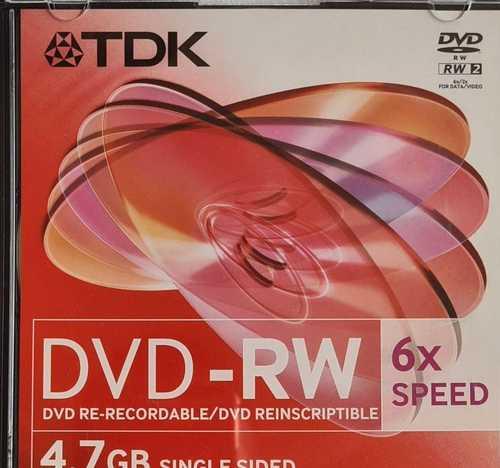 Диски новые DVD-RW, пустые коробки