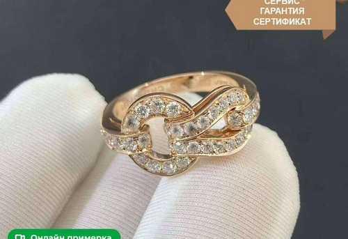Золотое кольцо Cartier Agrafe 0,85ct