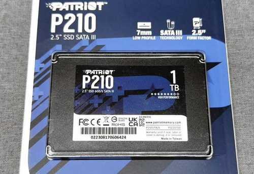 SSD Patriot P210 1TB 2.5 дюйма, новый