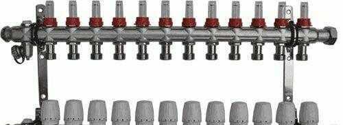 Коллекторный блок TeRma на 12 выходов с термостати
