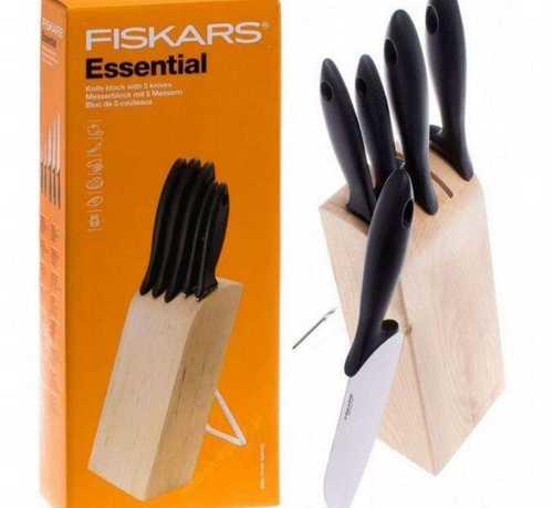 Кухонные ножи Fiskars фискарс essential (набор)