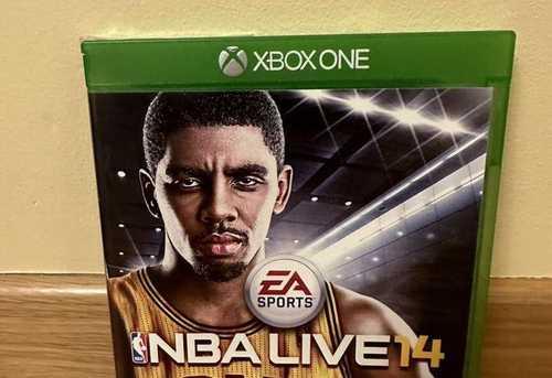 Игры на xbox One диск NBA live 14