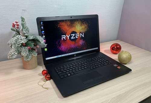 Ноутбук HP 17 дюймов Ryzen 3/8Gb