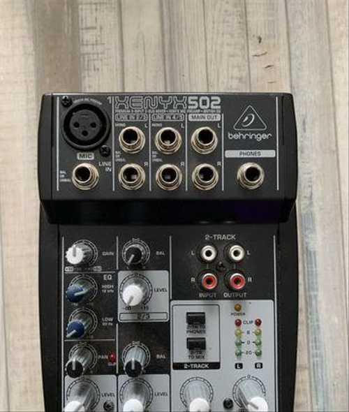 Микшерный пульт behringer xenyx 502