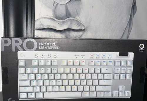 Клавиатура Logitech Pro x2 tkl белая
