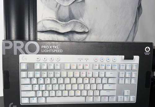 Клавиатура Logitech Pro x2 tkl белая