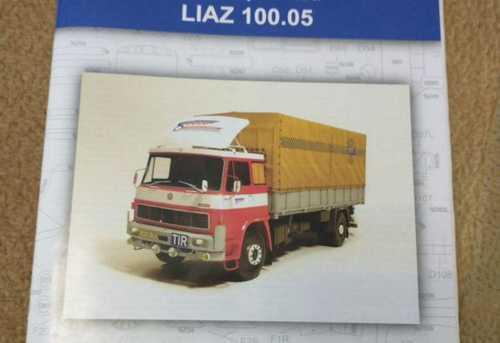 Бумажная модель для сборки. liaz 100.05