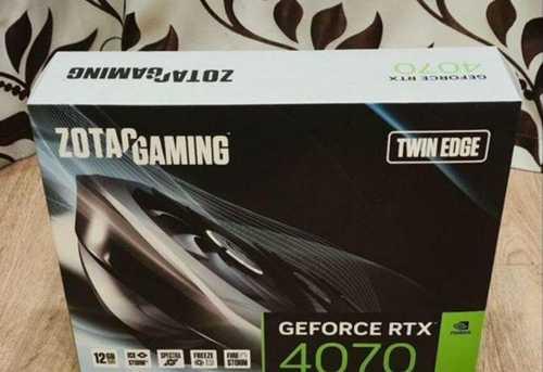 RTX 4070 Zotac Gaming Twin Edge Гарантия / Обмен