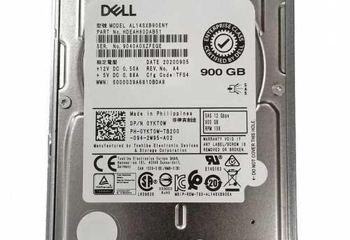 Жесткий диск Dell 900Gb 400-asgv SAS 2,5"