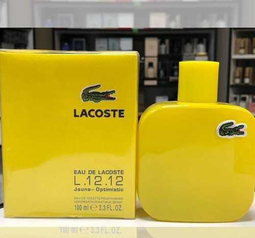 Мужской Lacoste Eau DE Lacoste L12.12 Jaune-Optimi