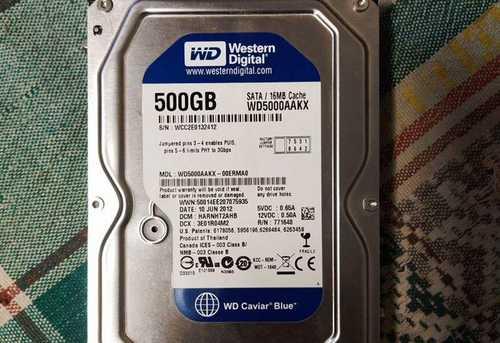 Продам жесткий диск WD 500GB